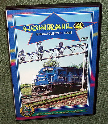 20093 TRAIN VIDEO DVD "CONRAIL VOL. 4" INDIANAPOLIS/ST. LOUIS | eBay
