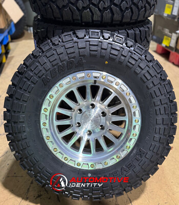 17x9 Arena A108 Trophy Wheels 33" Kenda RT Tires 6x135 Ford F150 ...