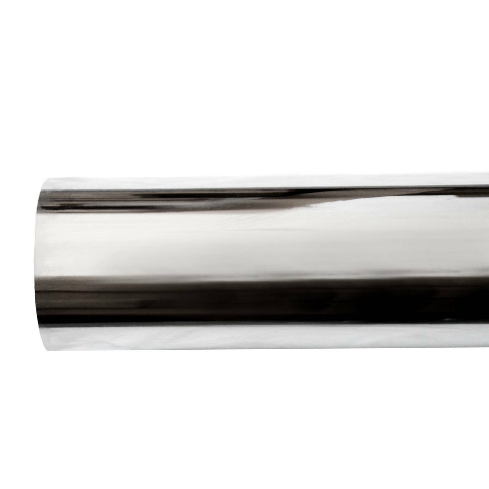5" OD x 48" Chrome Straight Stack Exhaust Pipe - 48 inch Length Tube 5 ...