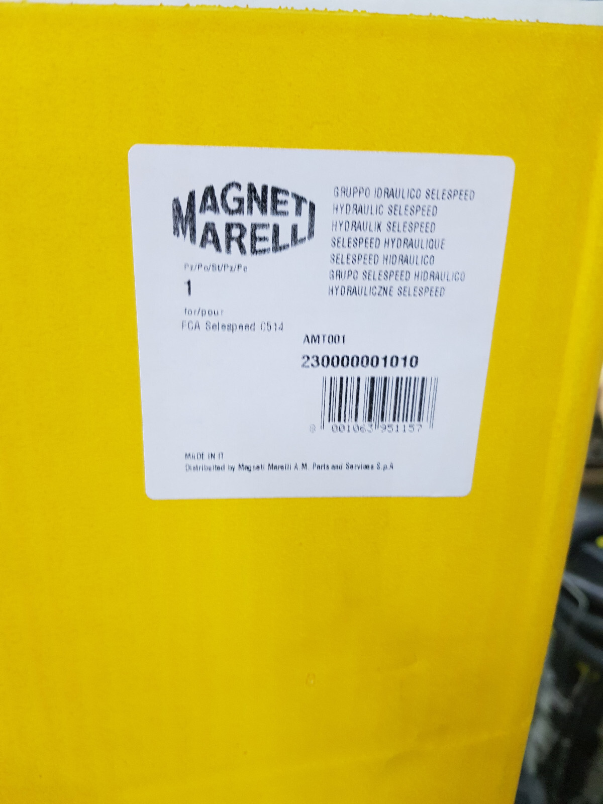 Selespeed Schalteinheit 230000001010 Getriebe C514 ohne Steuergerät ...