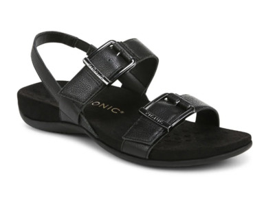 Vionic Reese Black Slingback Strappy Comfort Sandal Women's sizes 5-12 ...