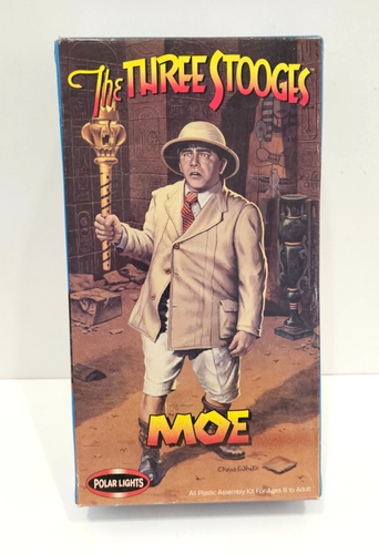 POLAR LIGHTS THE THREE STOOGES MOE #5062 COMPLETE UNASSEMBLED MODEL KIT ...