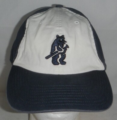 NWT Twins Enterprise Chicago Cubs MLB Cubbie Bear Logo Baseball Hat Cap ...