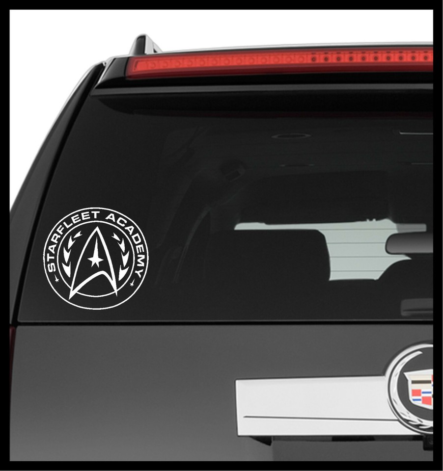 Vinyl Decal Truck Car Sticker Laptop - Star Trek Starfleet Academy Logo ...