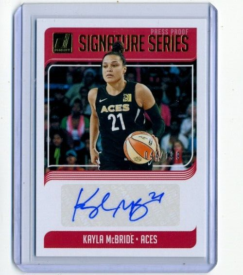 Kayla McBride 2019 WNBA Panini Signature Serie Press Proof 44/199 ...
