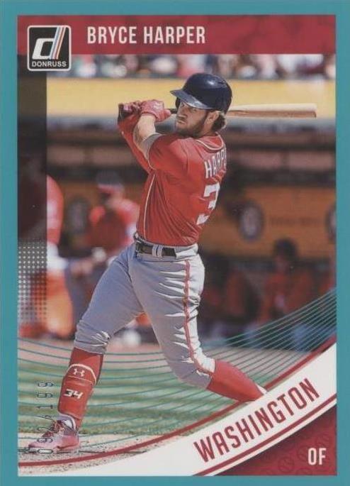 2018 Panini Donruss - Bryce Harper #192 Teal Border "Bryce Harper" /199 ...