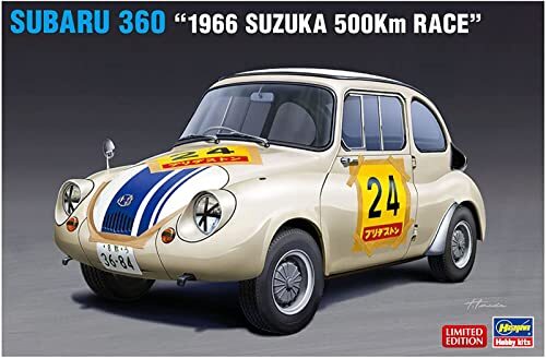 Hasegawa 1/24 Scale Subaru 360 1966 Suzuka 500km Race Plastic Model Kit ...