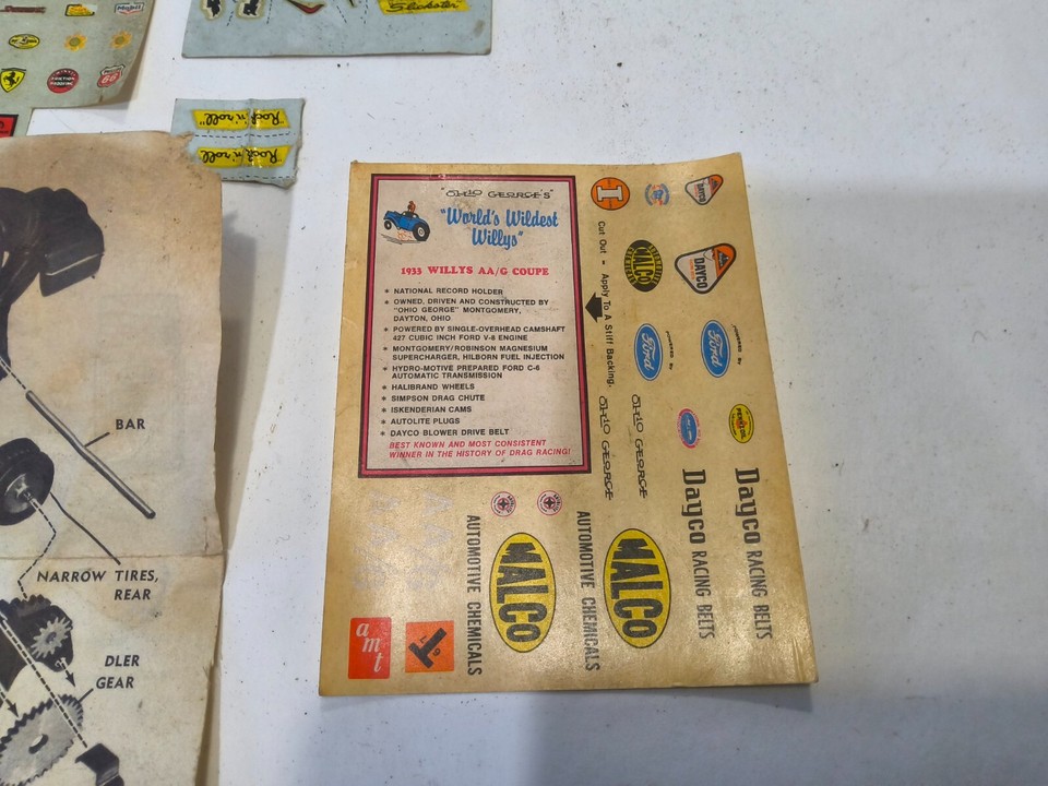 2 AURORA Model Motoring HOP UP KIT boxes and decals | eBay