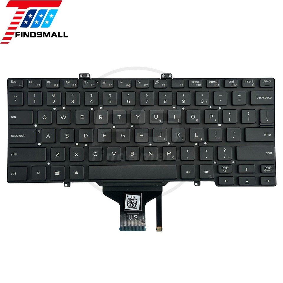 Genuine US Backlit Keyboard for Dell Latitude 5410 5411 5400 5401 7400 ...