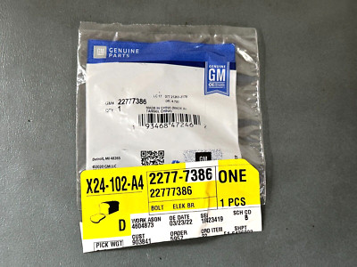 GM OEM NOS 22777386 Brake Control Module Bolt 2015-2023 Chevy Silverado ...