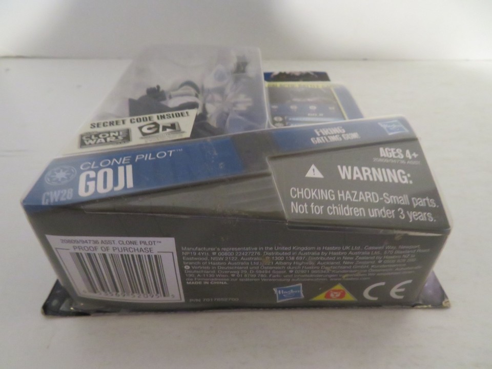 Hasbro Star Wars The Clone Wars CW28 Clone Pilot Goji Action Figure ...