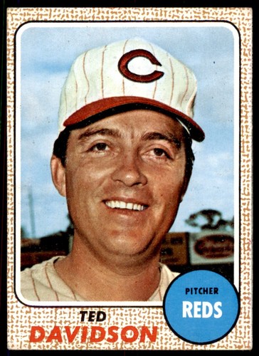 1968 TOPPS TED DAVIDSON . CINCINNATI REDS #48 | eBay