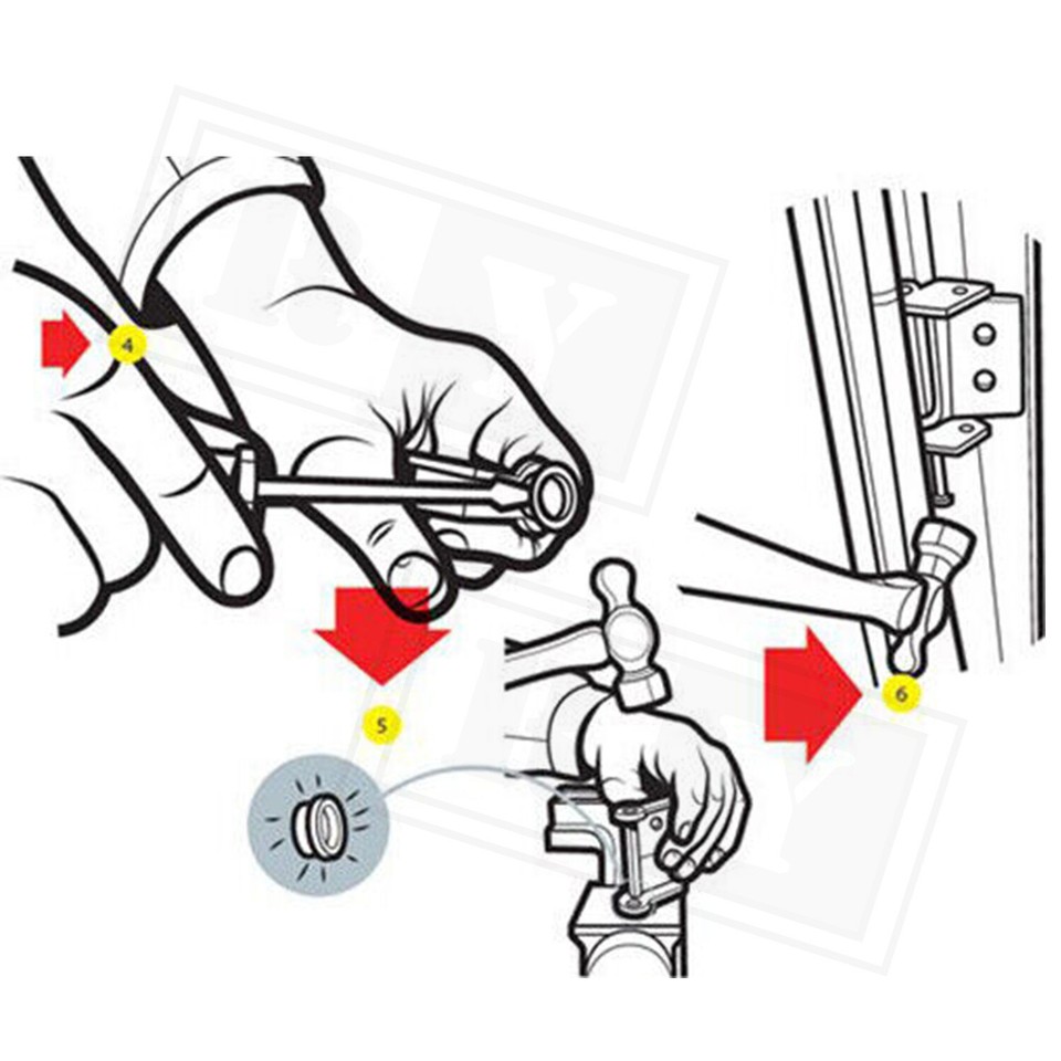 Door Hinge Pin and Bushing Kit Dorman 38447 fits 97-06 Jeep Wrangler ...