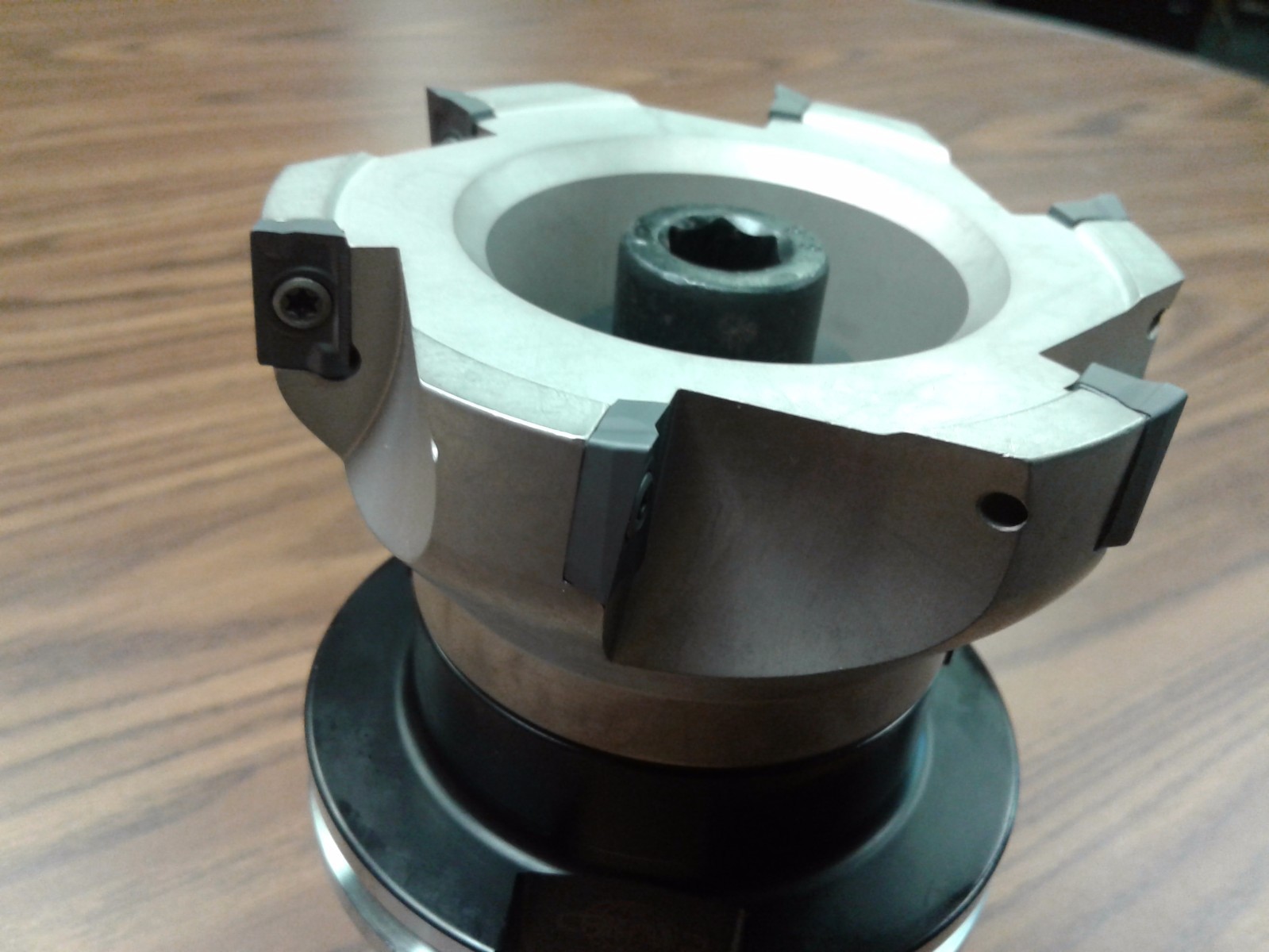 4" 90 degree indexable face shell mill,face milling cutter APKT w ...