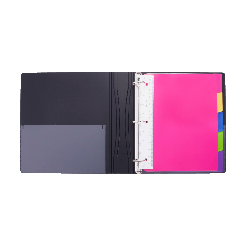 Pen + Gear 1.5" 3-Ring Binder Bundle Ruler Index Dividers 3-hole Doc ...