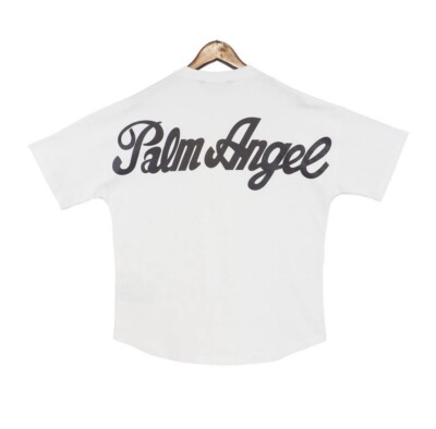 Palm Angels- Cursive Graphic Print T-shirt | eBay
