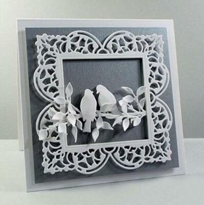 Square Frame Metal Cutting Dies Card Making Scrapbooking Album ...