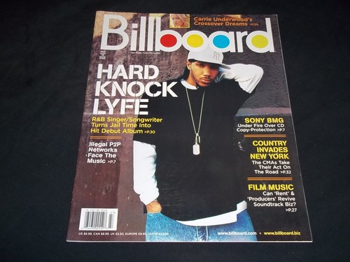 2005 NOVEMBER 19 BILLBOARD MAGAZINE - GREAT VINTAGE MUSIC ADS & CHARTS ...