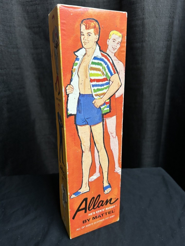 Vintage Barbie ALLAN DOLL in Original Box No 1000 w/Swimwear - 1960s | eBay