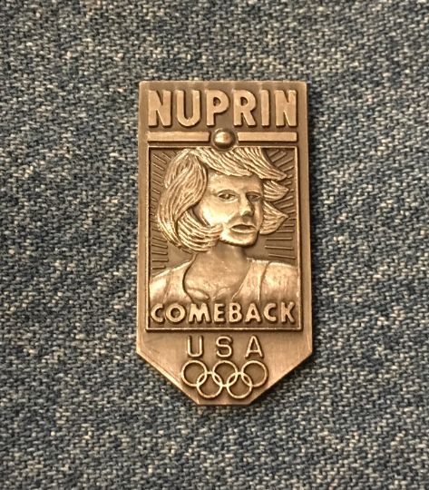 1992 Olympic Lapel Pin ~ Comeback ~ Nuprin ~ by HoHo NYC | eBay