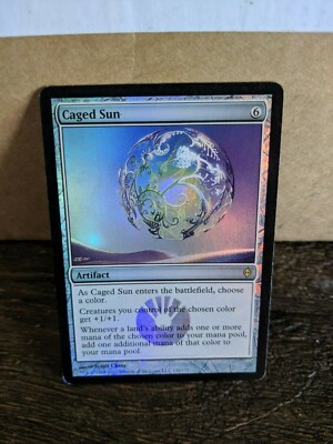 Caged Sun Foil Magic the Gathering MTG New Phyrexia LP+ Card Single | eBay