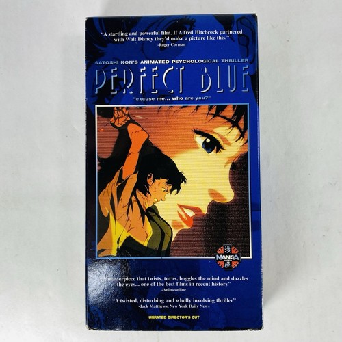 1999 Perfect Blue VHS Original Japanese Dubbed English Directors Cut ...