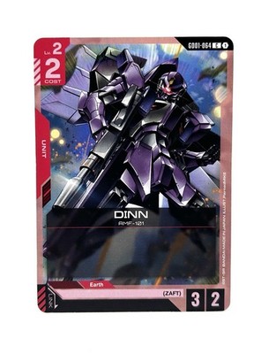 Dinn GD01-064 Gundam TCG Newtype Rising C | eBay