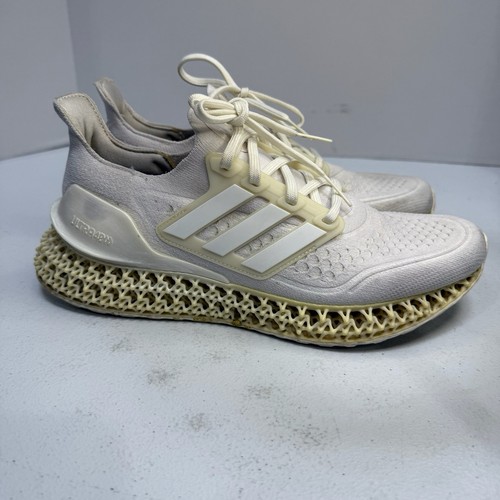 Adidas Mens Ultra 4DFWD HP7598 White Running Shoes Sneakers Size 8.5 | eBay