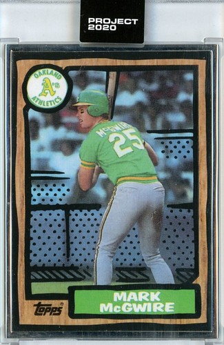 TOPPS PROJECT 2020 MARK MCGWIRE BY VIDES ARTIST PROOF AP 4/20 Silver ...