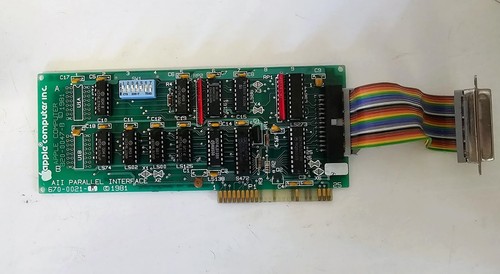 Apple II PARALLEL INTERFACE 820-0047-B 670-0021 Card 1981 ORIGINAL ...