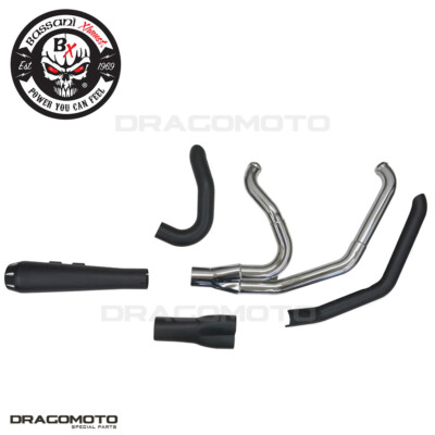 Harley FXBR 1750 ABS Softail Breakout 107 2020 Full exhaust BASSANI ...