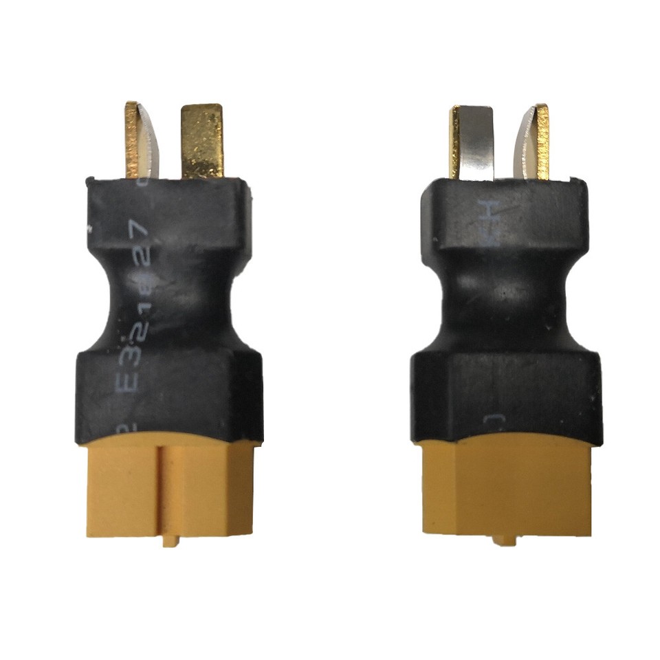 2 Male Deans Type T-plug to Female XT60 RC Battery Adapter US NEW | eBay