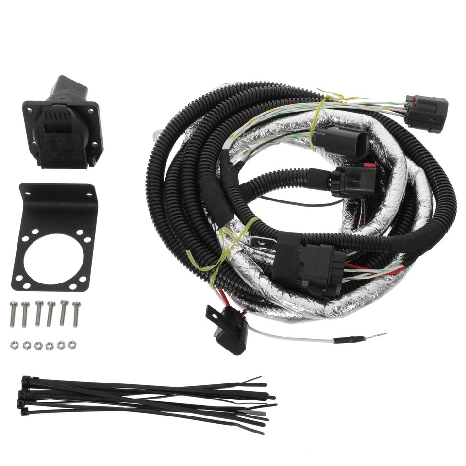 2007-2018 JEEP WRANGLER TRAILER TOW 7 WAY WIRING KIT GENUINE MOPAR ...