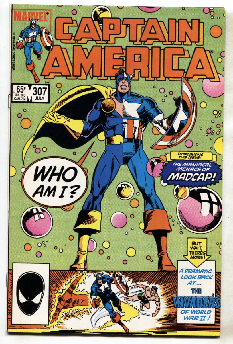 CAPTAIN AMERICA #307--1st Madcap--Marvel--comic book--NM- | eBay