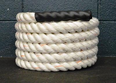 40' x 1.5" Poly Battle Rope CrossFit MMA Battling Strength Training ...