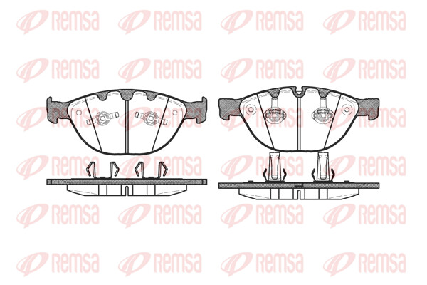 Remsa 0958.10 Disc Brake Brake Pad Set for sale online | eBay
