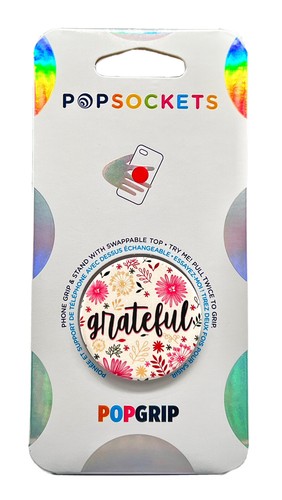 PopSockets Grateful Thankful Phone Grip Holder PopSocket Pop Socket ...