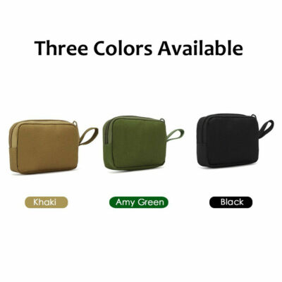 2PCS Tactical Molle Key Card Bag Money Purse Coin Pouch Outdoor EDC ...
