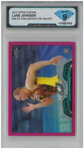 2013 Topps Chrome - Lane Johnson #88 BCA Pink Refractor /399 (RC) for ...