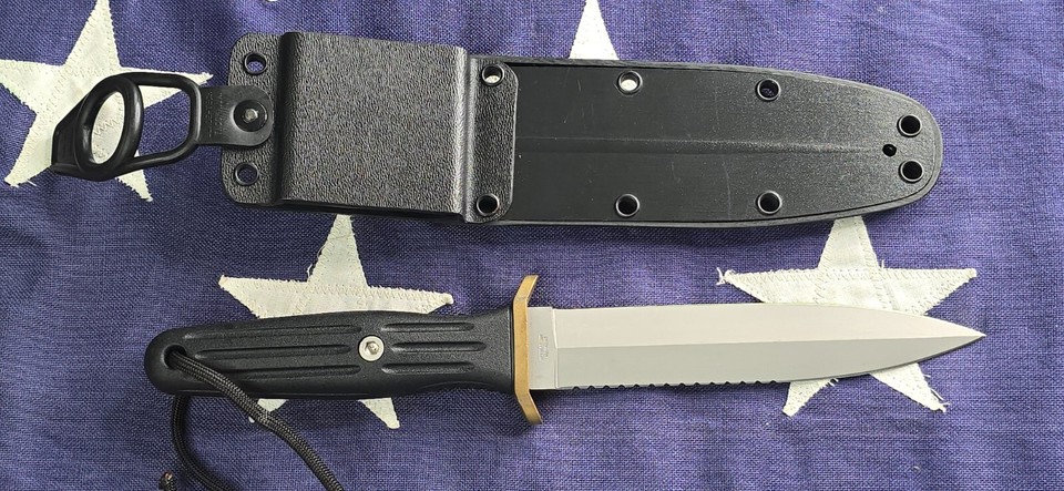 Rex Applegate Fairbairn Boker Solingen Fixed 6" Blade Combat Knife | eBay