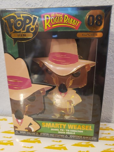 Funko Pop Pin Who Framed Roger Rabbit Smarty Weasel 08 671803312531 | eBay