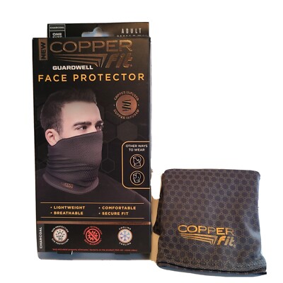 Copper Fit Face Protector Mask Lightweight Breathable Comfortable ...