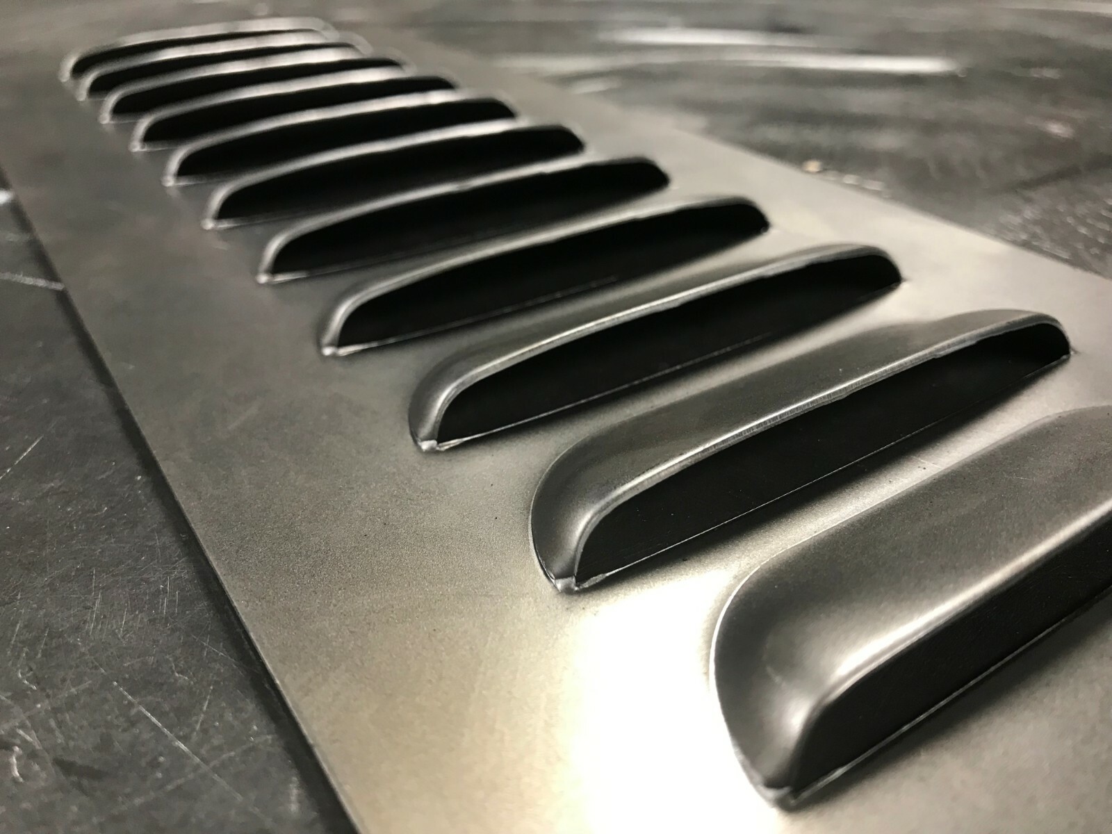 2- 3'' louver panels hot rod weld in 15''Made from 18 gauge cold rolled ...