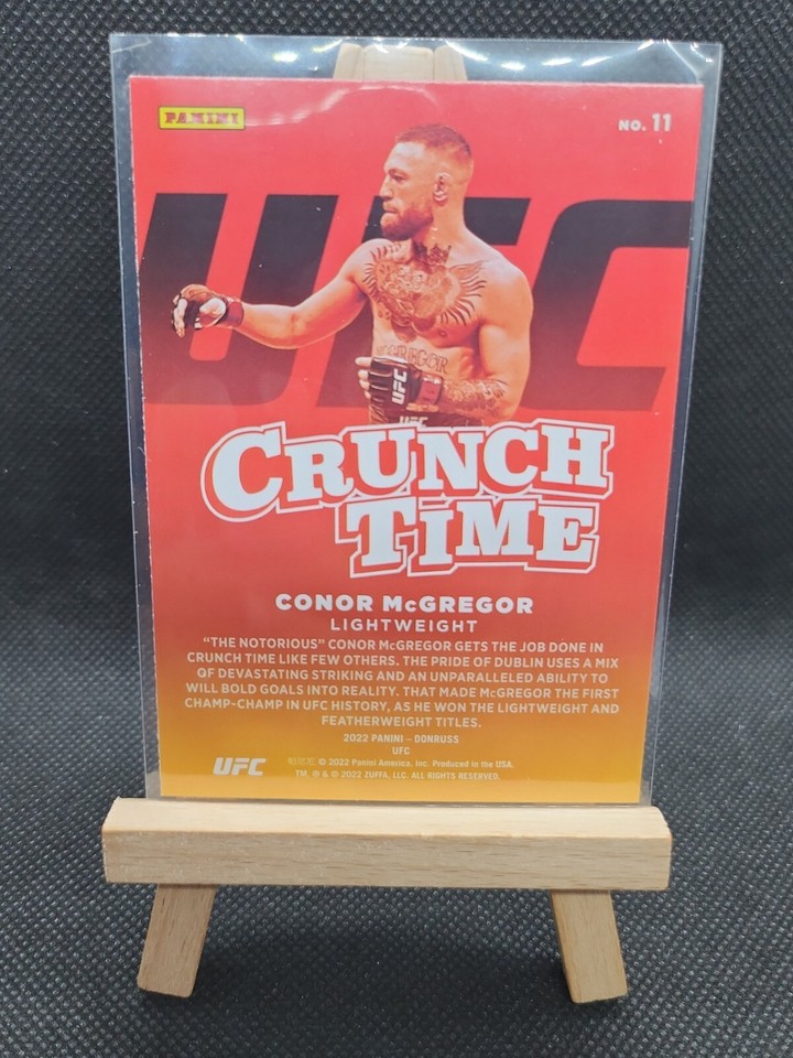 2022 Donruss UFC Crunch Time #11 Conor McGregor Lightweight | eBay