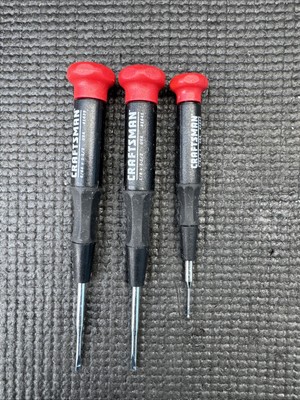 Sears Craftsman Micro Precision Screwdriver Set Flat Slotted 41639 USA ...