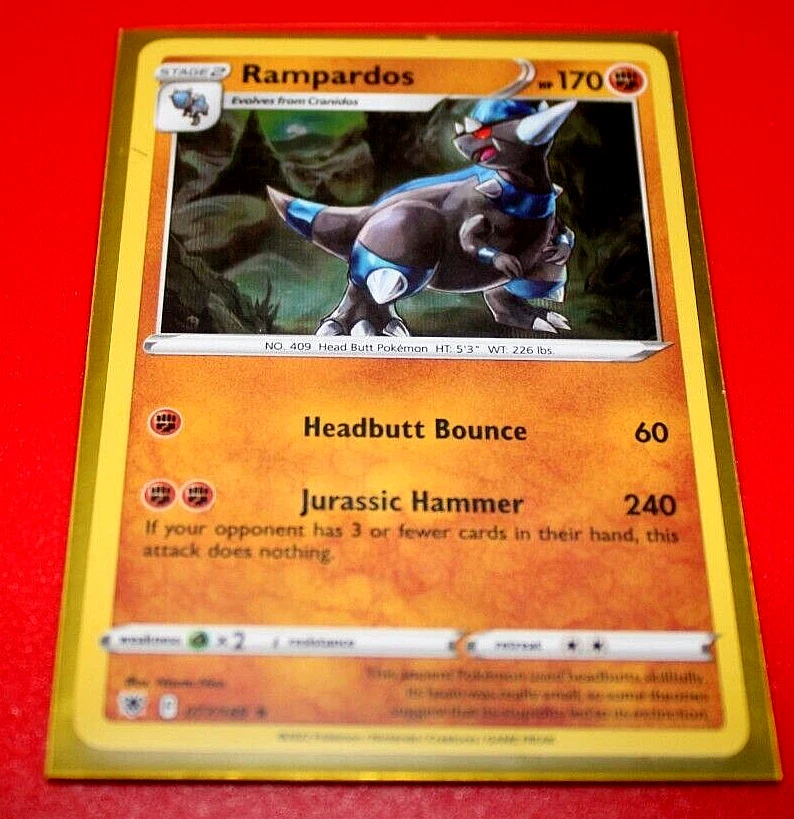 Pokemon Rampardos Card