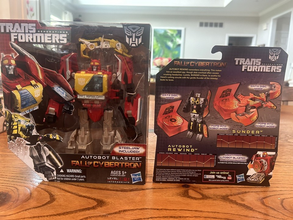 Transformers Generations Autobot Blaster, Autobot Rewind and Sunder | eBay