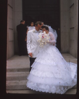 Vintage 35mm Film Slide 1958 Wedding Bride Pretty Lady | eBay
