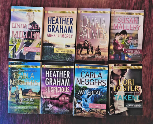 Lot of 8 Harlequin Best Selling Author Collection Paperback Novels ...