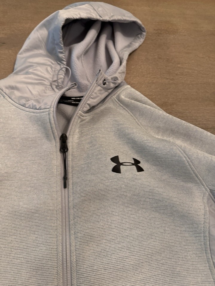 Under Armour Cold Gear Full Zip Hoodie Storm Swacket Jacket Men’s ...